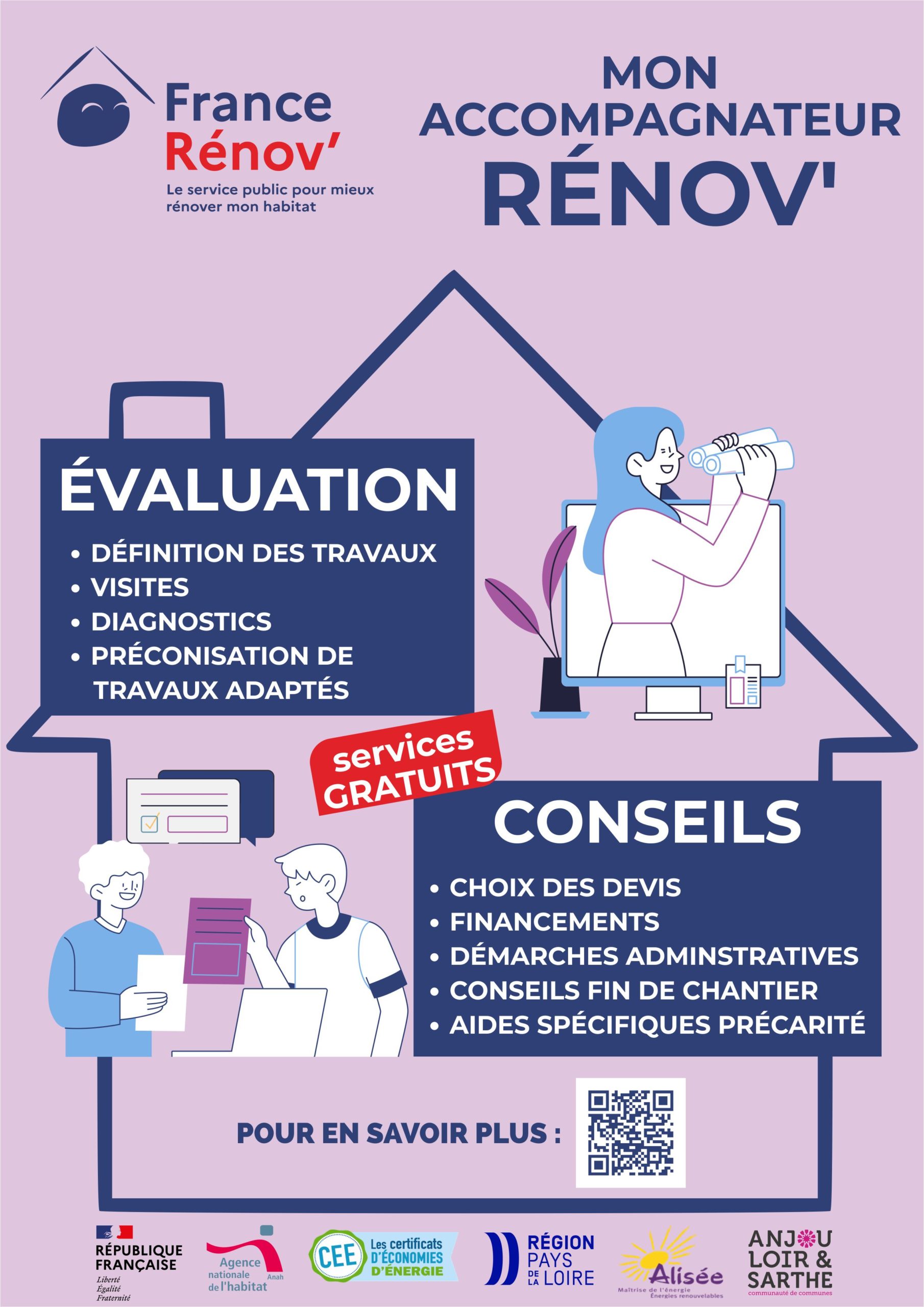 Accompagnement pour la rénovation énergétique de votre logement - cheffes